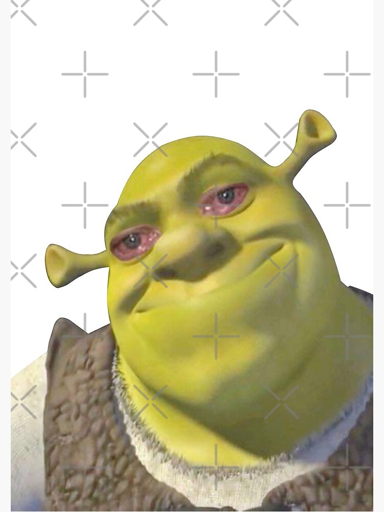 "Shrek Crying Meme" Spiral Notebook for Sale by chelseated | Redbubble