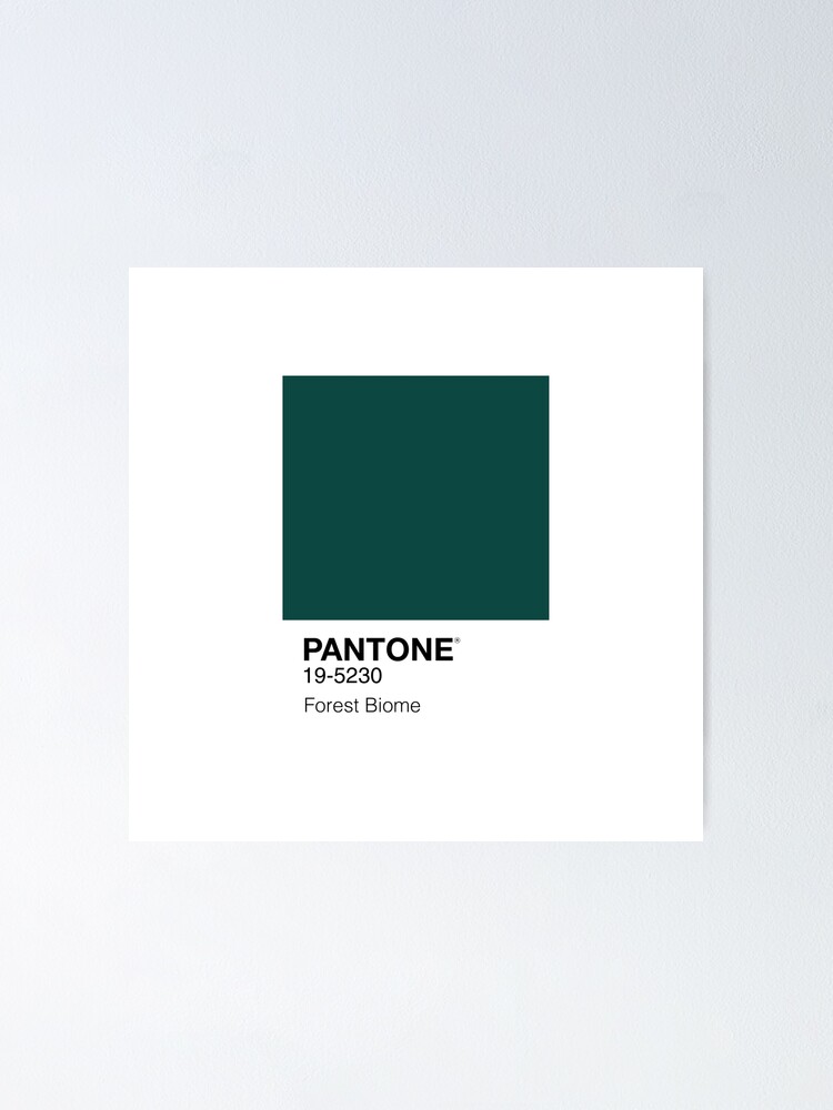 "Forest Pantone" Poster by camilevita | Redbubble