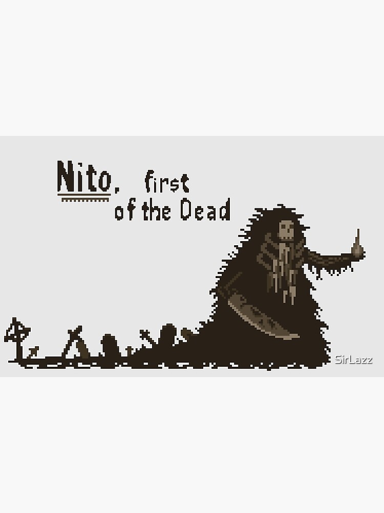 "Gravelord Nito" Poster for Sale by SirLazz | Redbubble