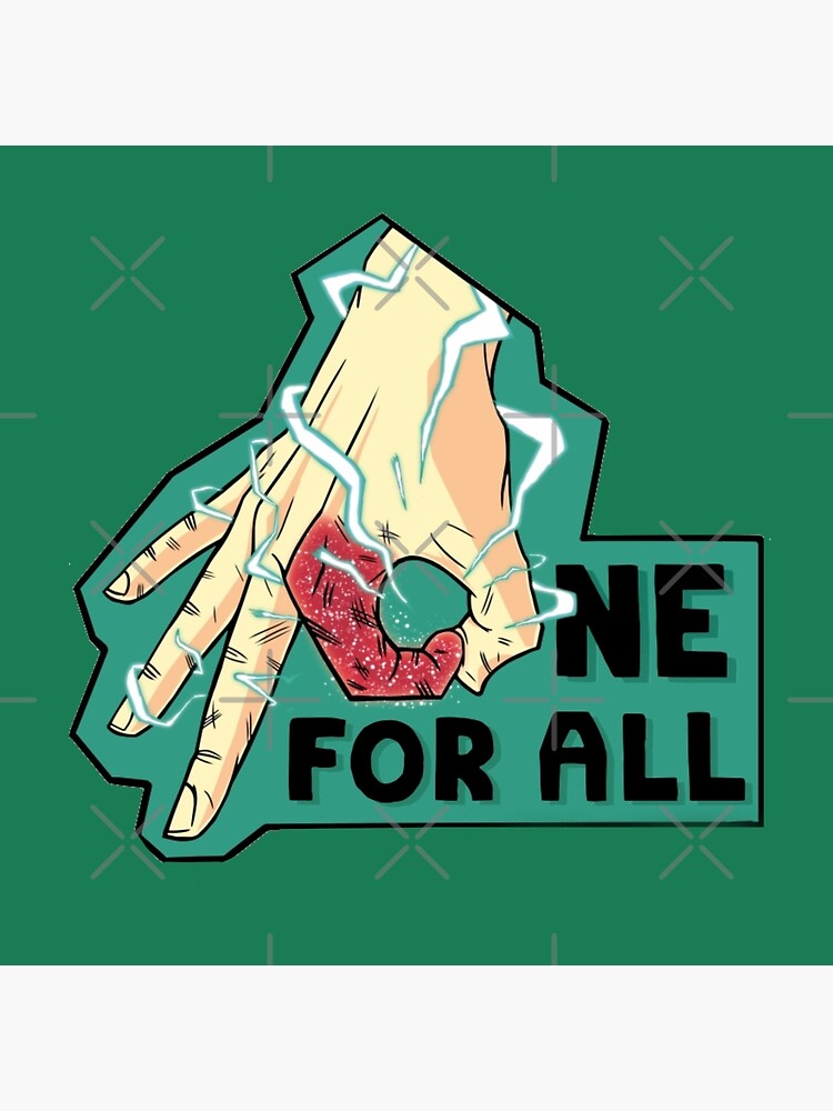 "My Hero Academia One for all Art Design" Poster for Sale by ...