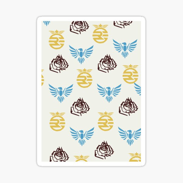 "Legend pattern" Sticker by whoviandrea | Redbubble