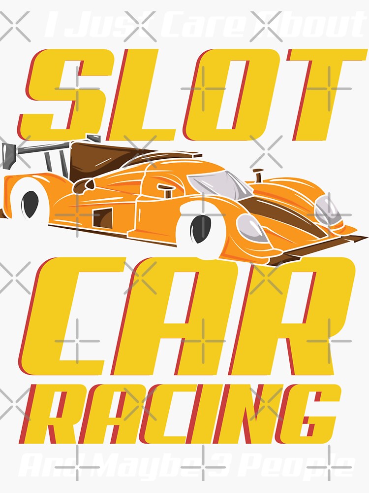 "SLOT CAR RACING: Slot Car Racing" Sticker for Sale by woormle | Redbubble