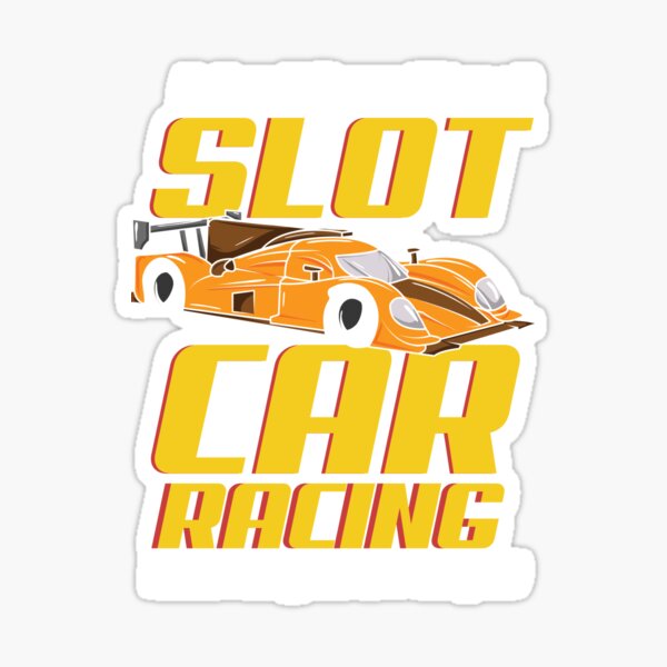 "SLOT CAR RACING: Slot Car Racing" Sticker for Sale by woormle | Redbubble
