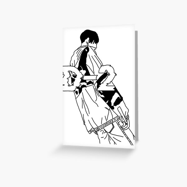"Augst D: D-2 Line Drawing " Greeting Card for Sale by Mariseoul ...