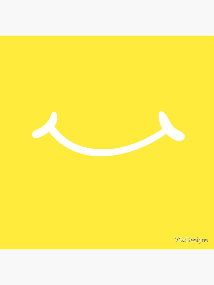 "Yellow Smiley Mask" Sticker for Sale by VSxDesigns | Redbubble