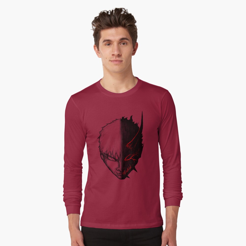 "Half Face Demon" Sticker for Sale by IconicFeel | Redbubble