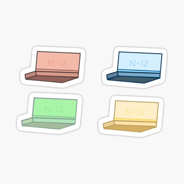 "N-12" Sticker by Circuit-chan | Redbubble