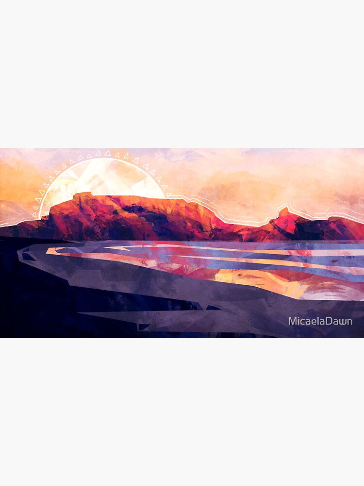 "Table Mountain" Sticker for Sale by MicaelaDawn | Redbubble
