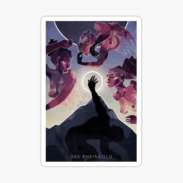 "Das Rheingold" Sticker for Sale by MicaelaDawn | Redbubble