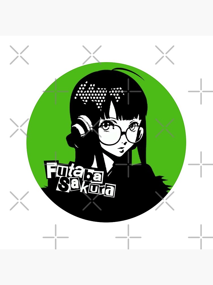 "Futaba Sakura Popart" Pin for Sale by ale-rose | Redbubble