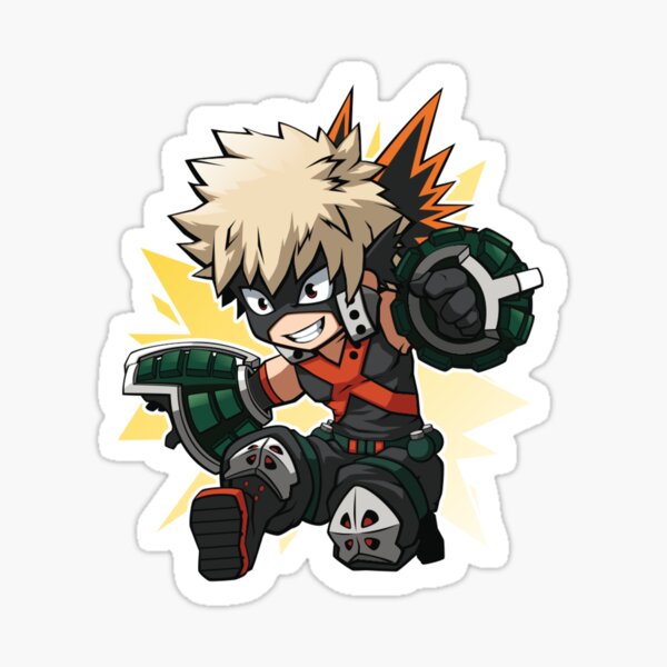 "Kacchan" Sticker for Sale by Lost2Infinity | Redbubble