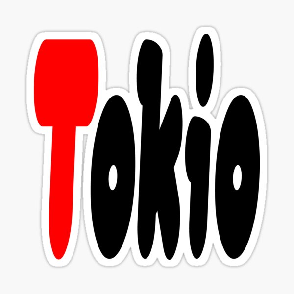 "TOKIO" Sticker by w-aziz | Redbubble