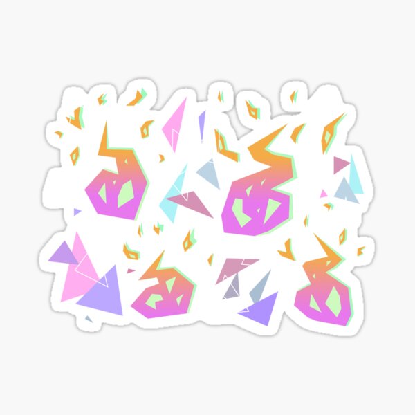 "Promare Pattern (Sunshine)" Sticker for Sale by itsnikasart | Redbubble