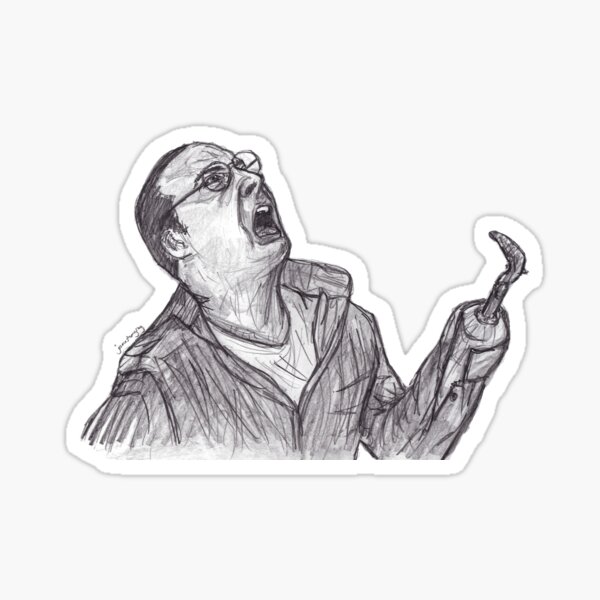 "Buster" Sticker for Sale by jamestomgray | Redbubble