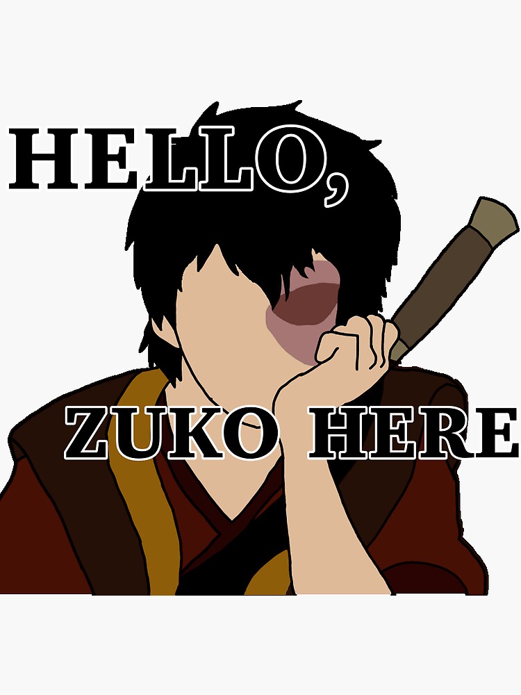 "Zuko" Sticker by ecstew712 | Redbubble
