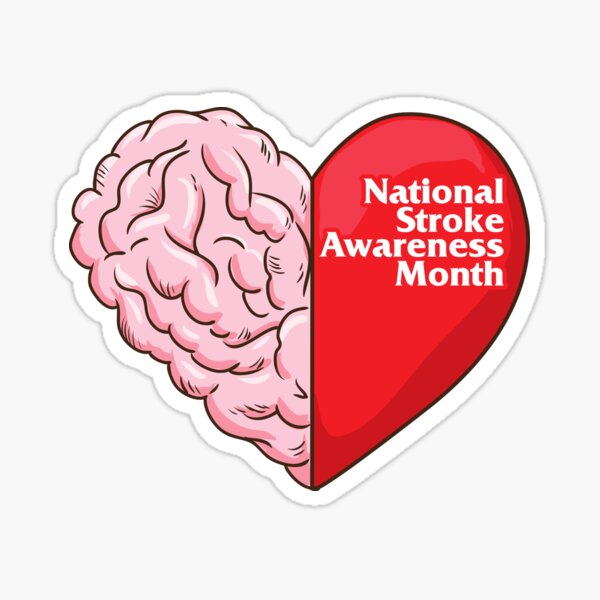 "National Stroke Awareness Month" Sticker for Sale by friendlyspoon ...