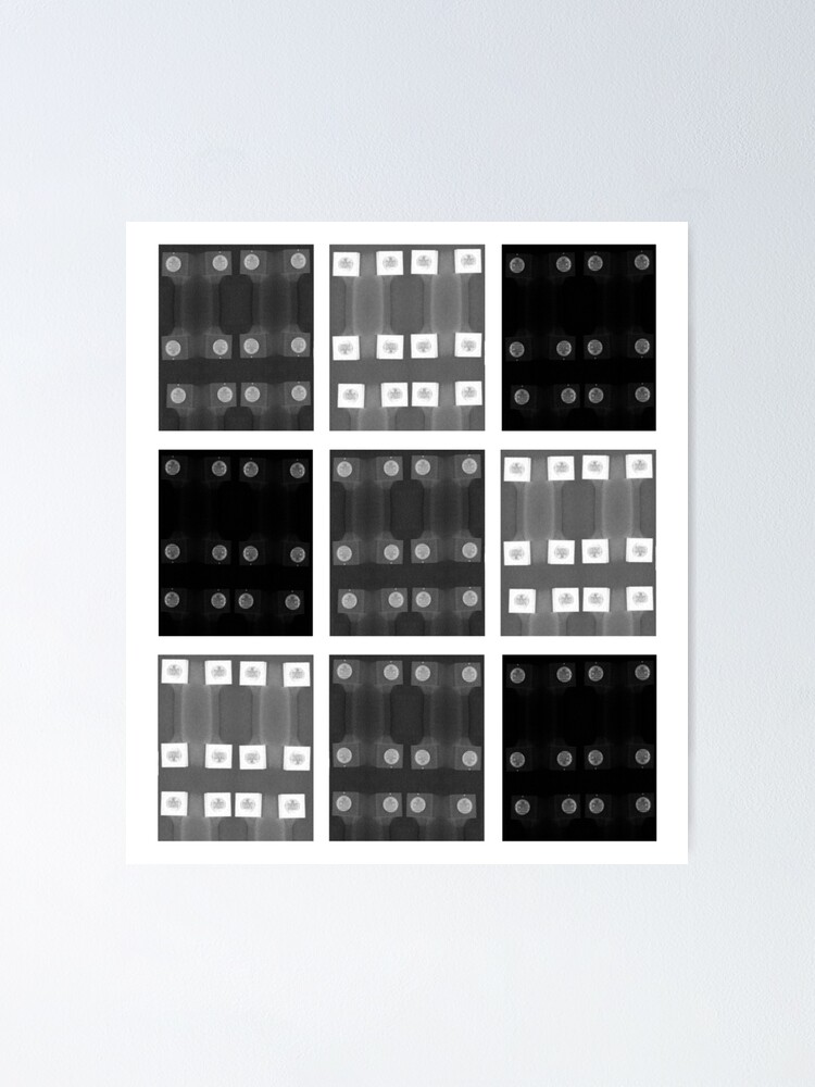 "switch pattern white I" Poster for Sale by kyliepop89 | Redbubble