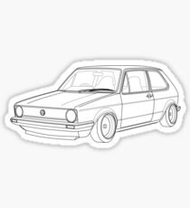 Golf Mk1 Vw Stickers | Redbubble