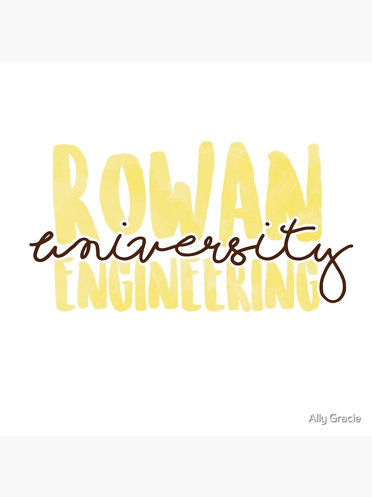 "Rowan University Engineering" Poster by ally1021 | Redbubble