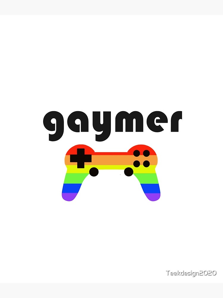 "LGBTQ pride gaming design" Metal Print by Teekdesign2020 | Redbubble