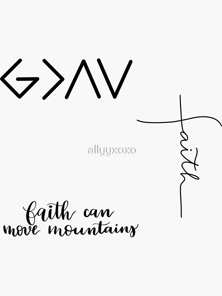 "Faith Sticker Pack" Sticker for Sale by allyyxoxo | Redbubble