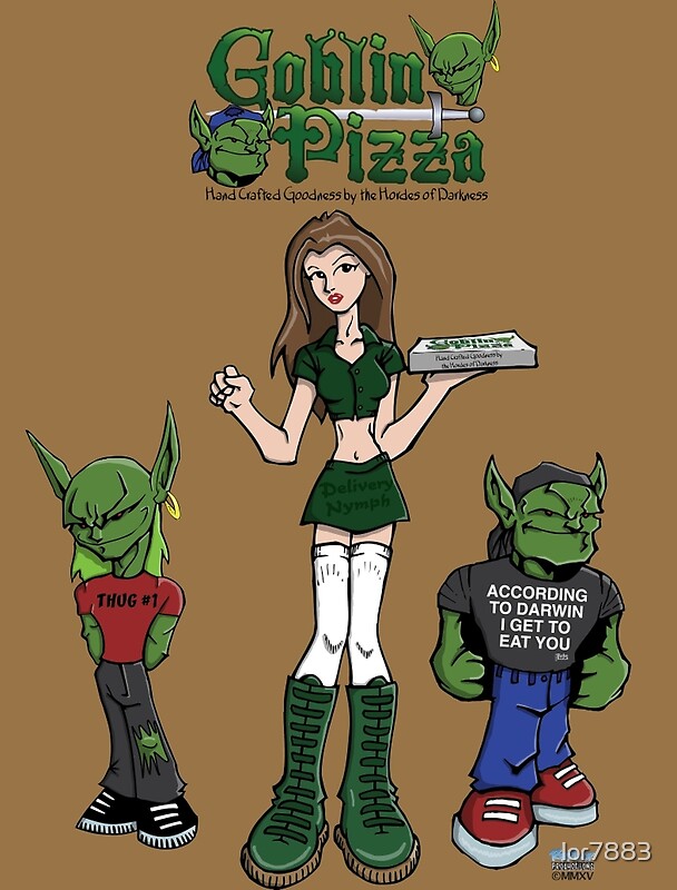 "Goblin Pizza - Goblins" by lor7883 | Redbubble