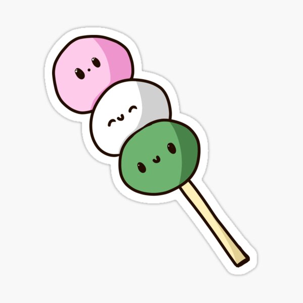 "Cute Dango" Sticker for Sale by -Sulley- | Redbubble
