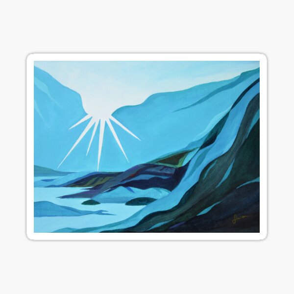 "Sunrise" Sticker by Sinisaart | Redbubble