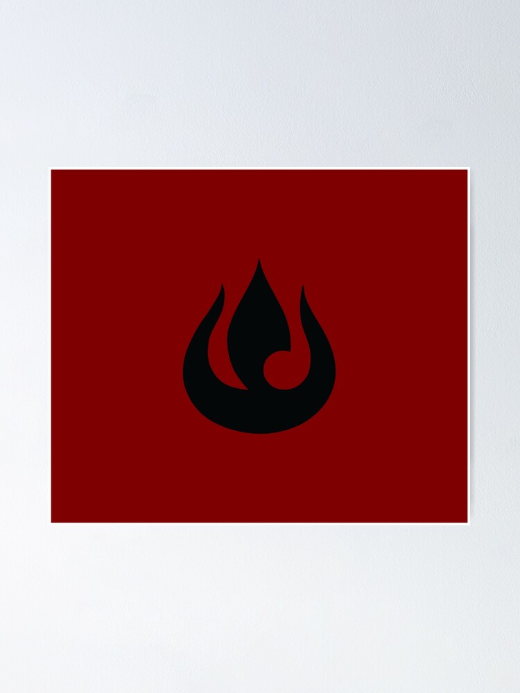 "Fire nation banner" Poster for Sale by Mercatus | Redbubble