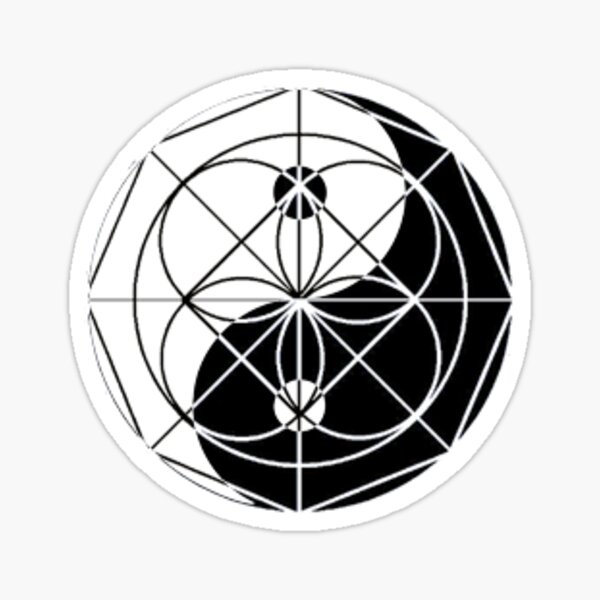 "Kenpo Pattern Yin Yang" Sticker for Sale by onezenmom | Redbubble