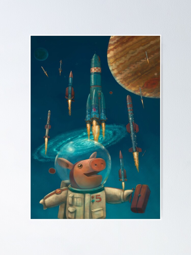 " contemplate outer space and its infinite possibilities." Poster by ...