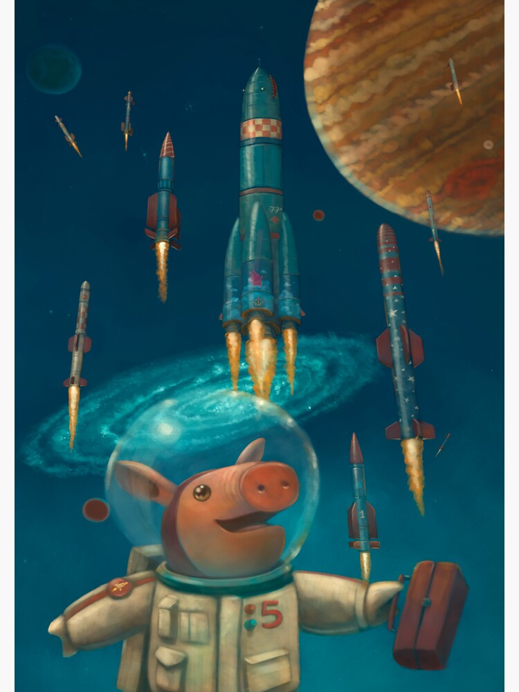 " contemplate outer space and its infinite possibilities." Sticker for ...