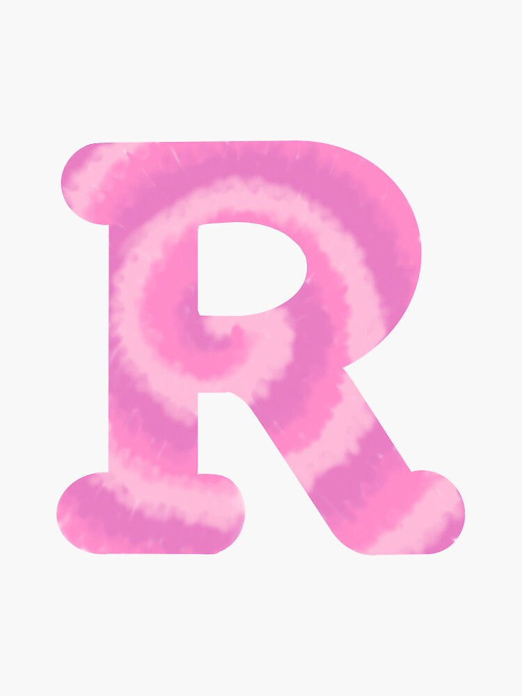 "tie dye letter r" Sticker for Sale by sydhenrichs | Redbubble