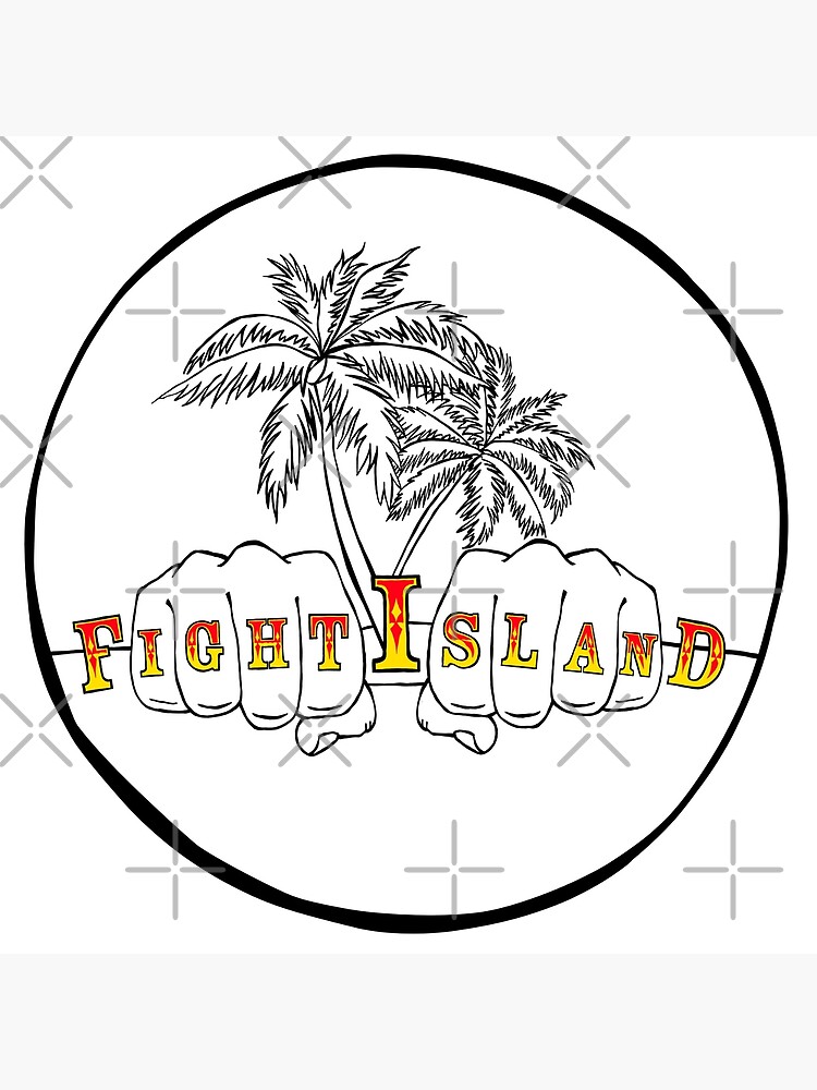 "Fight Island circle logo clear" Poster by shtem | Redbubble