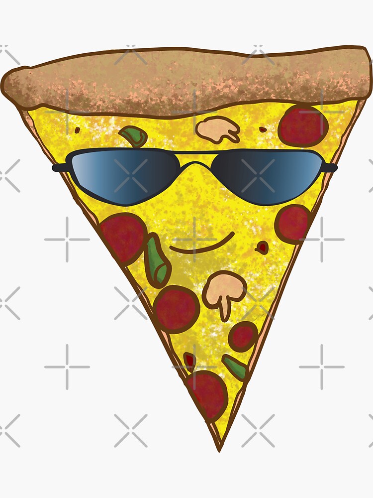 "Pepe the Pizza man" Sticker for Sale by lemonrock | Redbubble