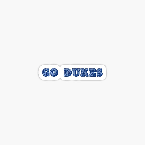 "Go Dukes " Sticker by Ngp1 | Redbubble