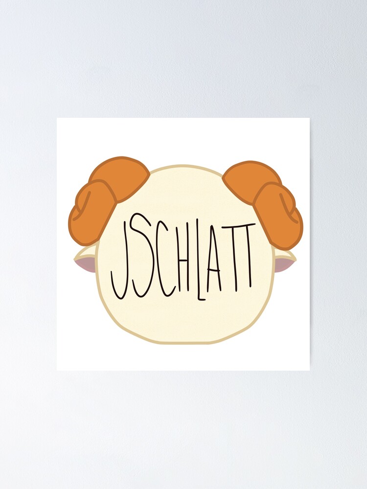 "jschlatt sheep hood" Poster for Sale by abbeylentz | Redbubble
