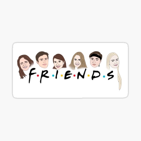 "HA Friends" Sticker for Sale by samg5701 | Redbubble