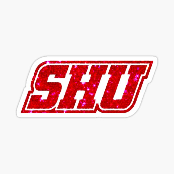 "Glitter SHU Logo" Sticker for Sale by smstickersx | Redbubble