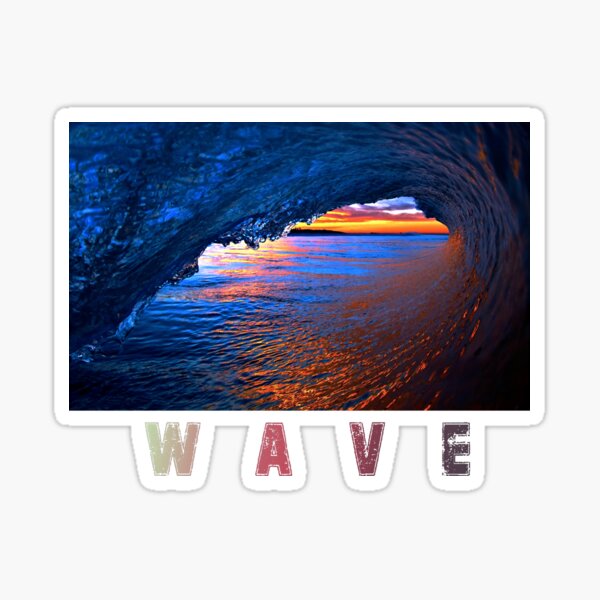 "Wave" Sticker for Sale by Jackphrost22 | Redbubble