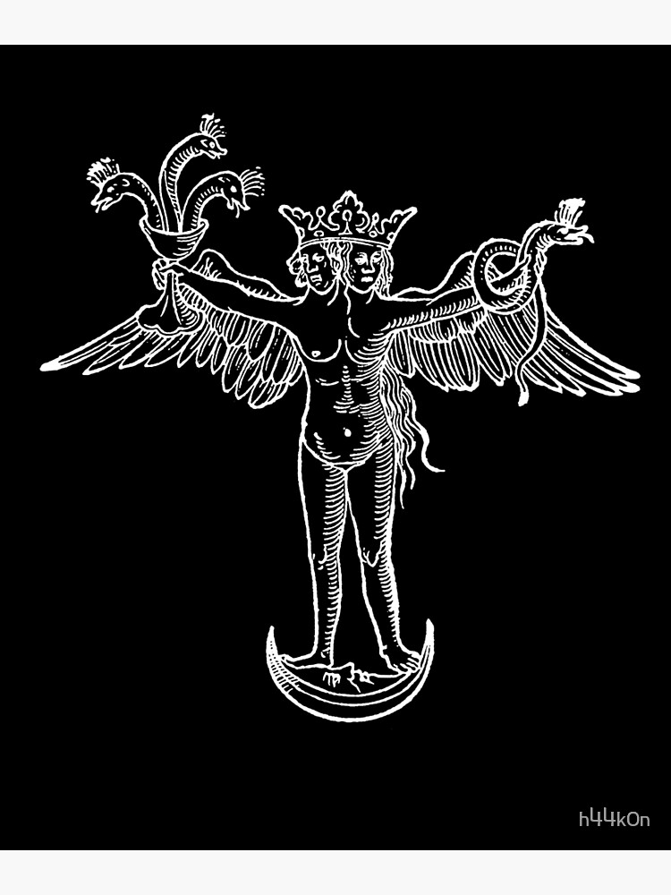 "Androgynous Man Alchemical Symbol Hermaphrodite Alchemy" Photographic ...