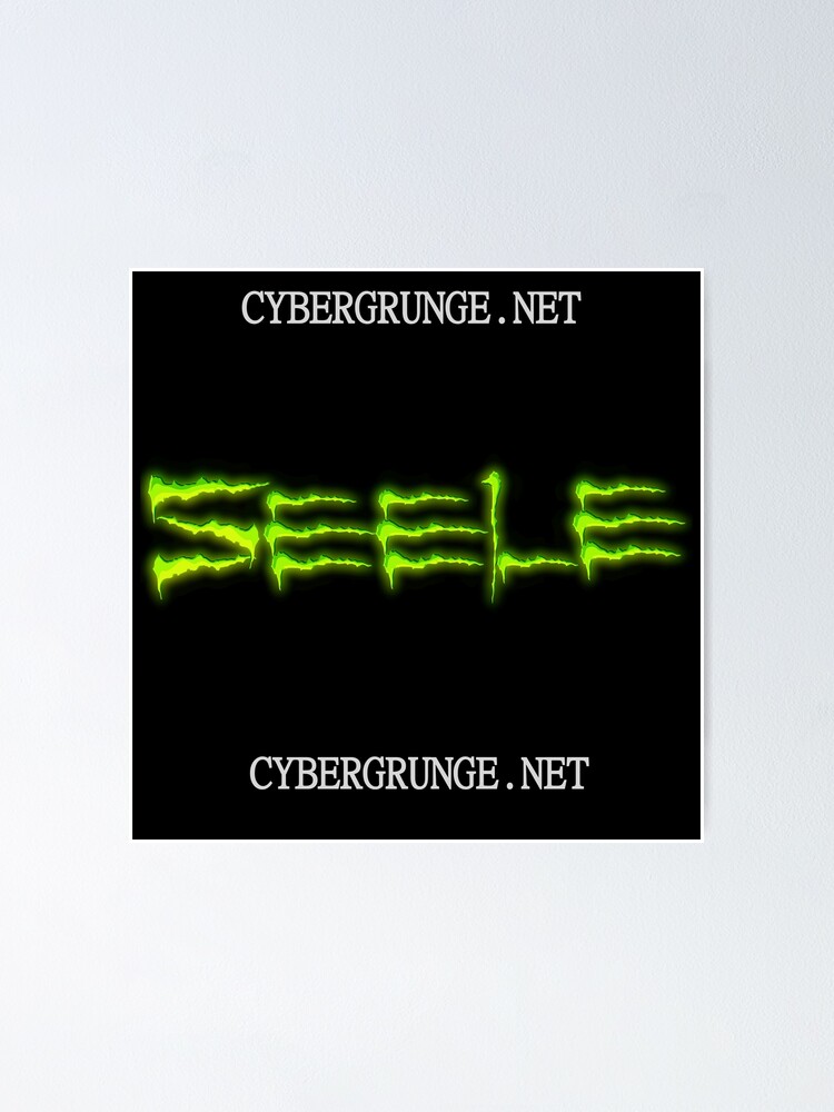 "seele logo" Poster for Sale by cybergrunge | Redbubble