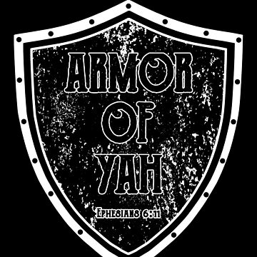 "Armor of Yah Shield Hebrew Bible Yahweh Torah Jewish" Poster for Sale ...
