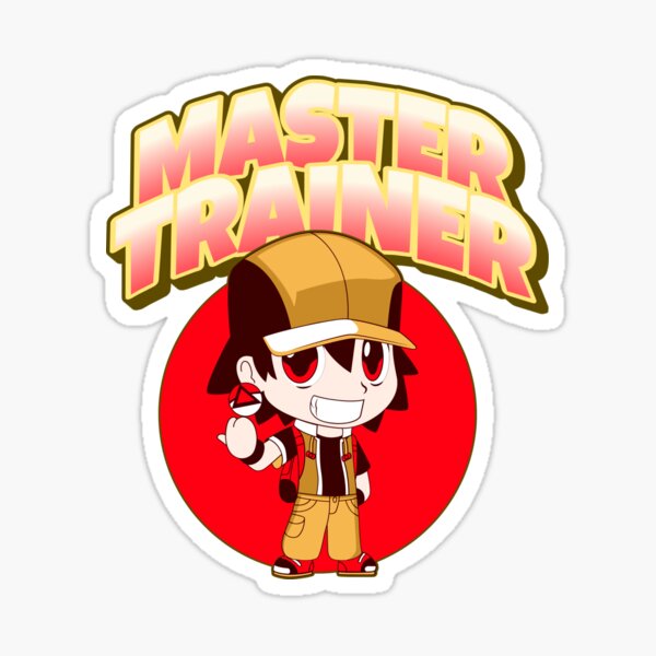 "Master Trainer game inspired character, Design 11" Sticker for Sale by ...