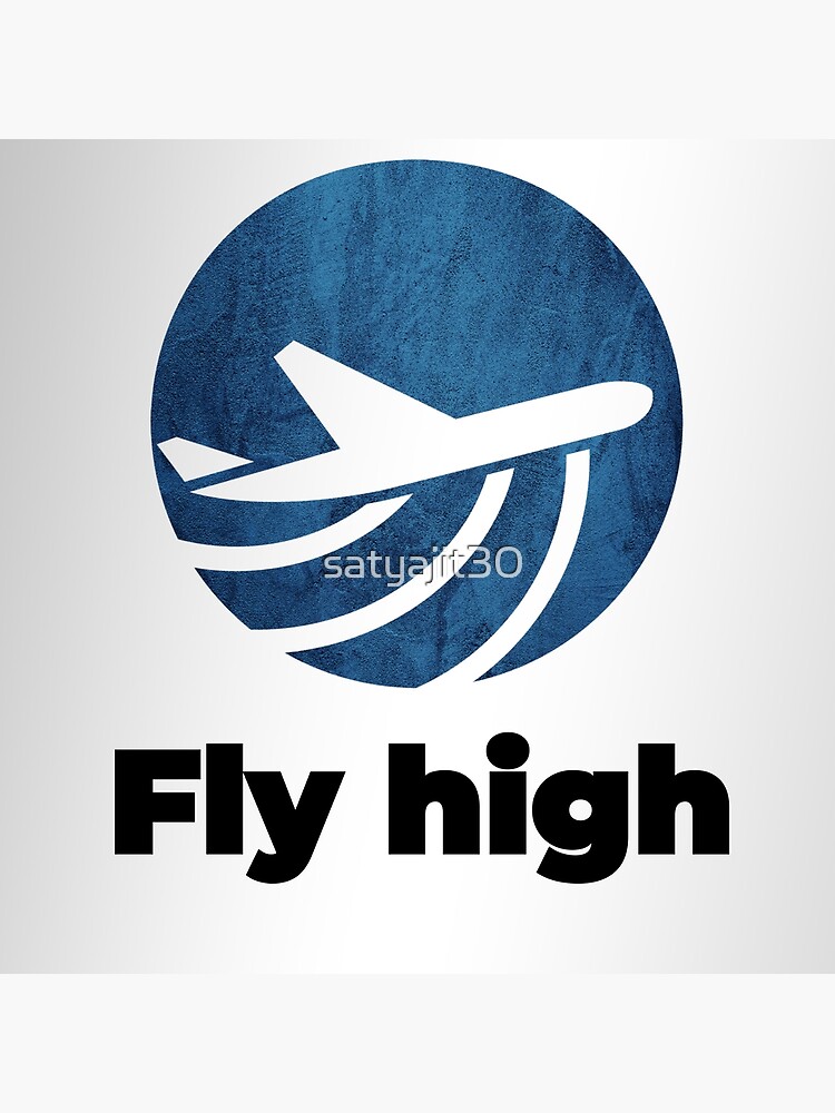 "Aeroplane of flight Designed Fly high" Poster for Sale by satyajit30 ...