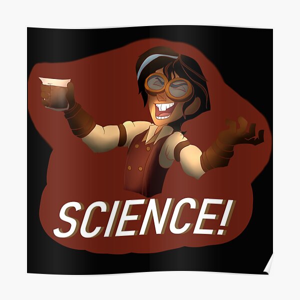 "SCIENCE! Varian Sticker" Poster for Sale by JoybeeArts | Redbubble