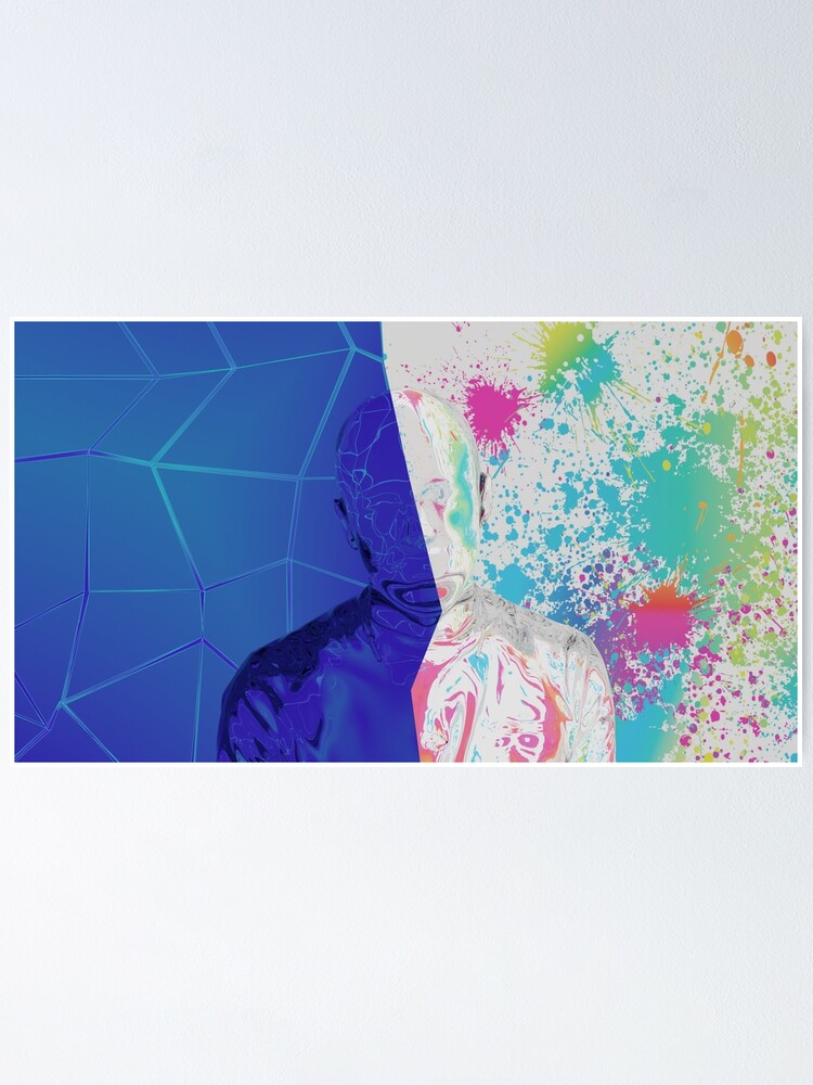 Póster «Dualidad: hemisferios» de Boxcrunch | Redbubble