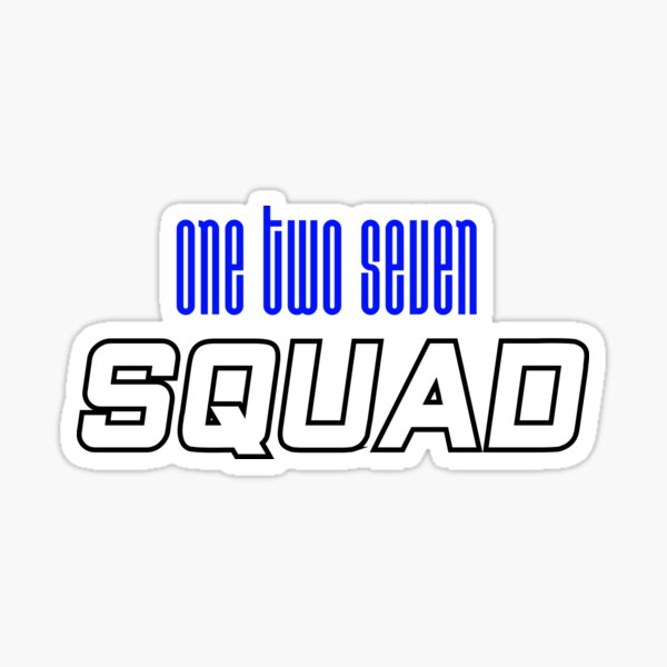 "127 Squad" Sticker for Sale by nurfzr | Redbubble