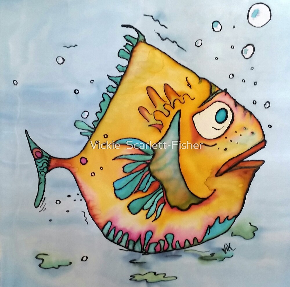 "Big Charlie Fish" by Vickie Scarlett-Fisher | Redbubble