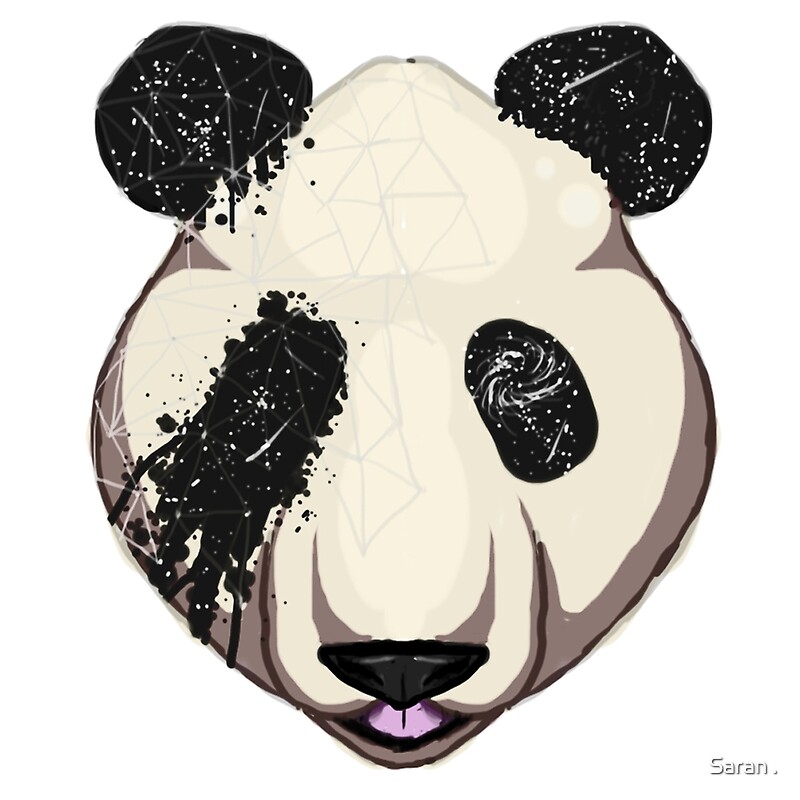 "Broken Panda" by Saran . | Redbubble